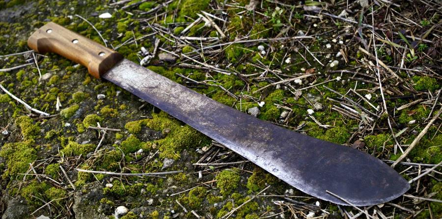 Un hombre ataca con un machete a una pareja molesto por la pandemia ...