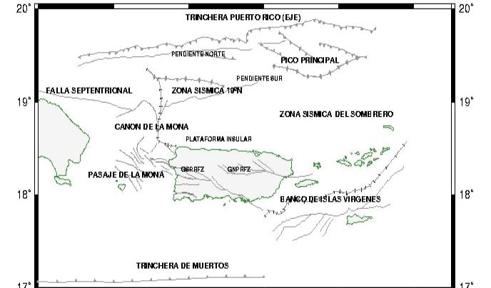 El relieve terrestre de la zona suroeste de Puerto Rico ha cambiado por ...