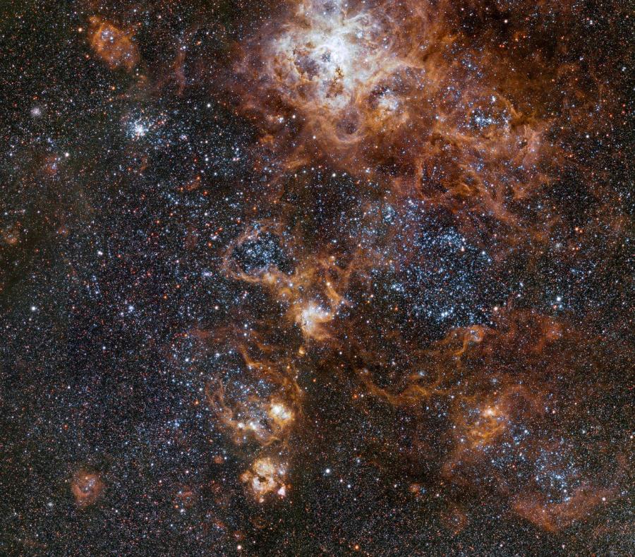 Captan la imagen más detallada de la nebulosa de la Tarántula